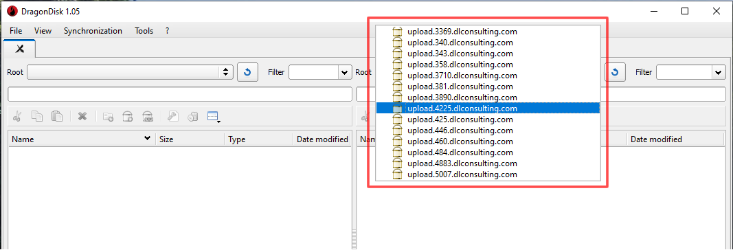 How to Upload Data to Veridian Using DragonDisk