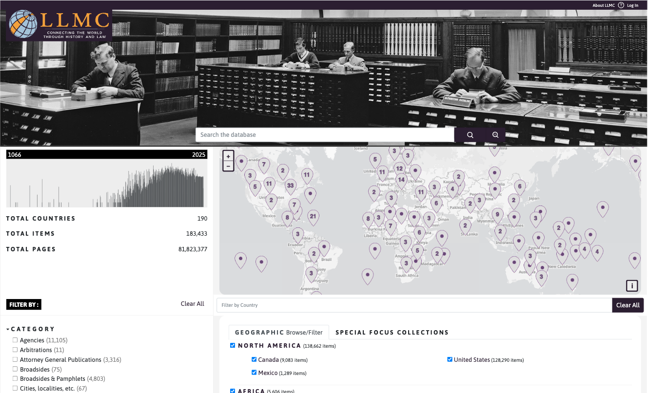 LLMC: A Global Digital Legal Archive Revitalised on Veridian
